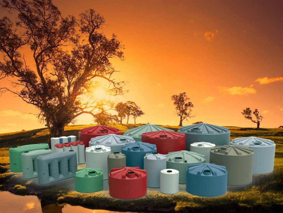 Matching tanks to your home using the colorbond colour range