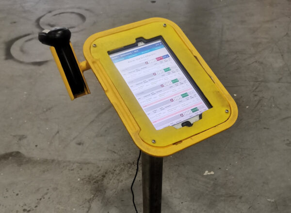 Case Study: Heavy-Duty Tablet Stand for Manufacturing